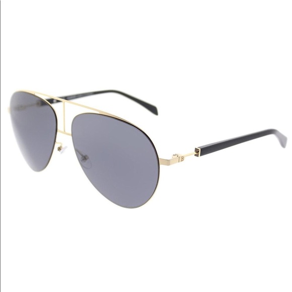 Balmain | Accessories | Authentic Balmain Goldblack Aviator Sunglasses ...